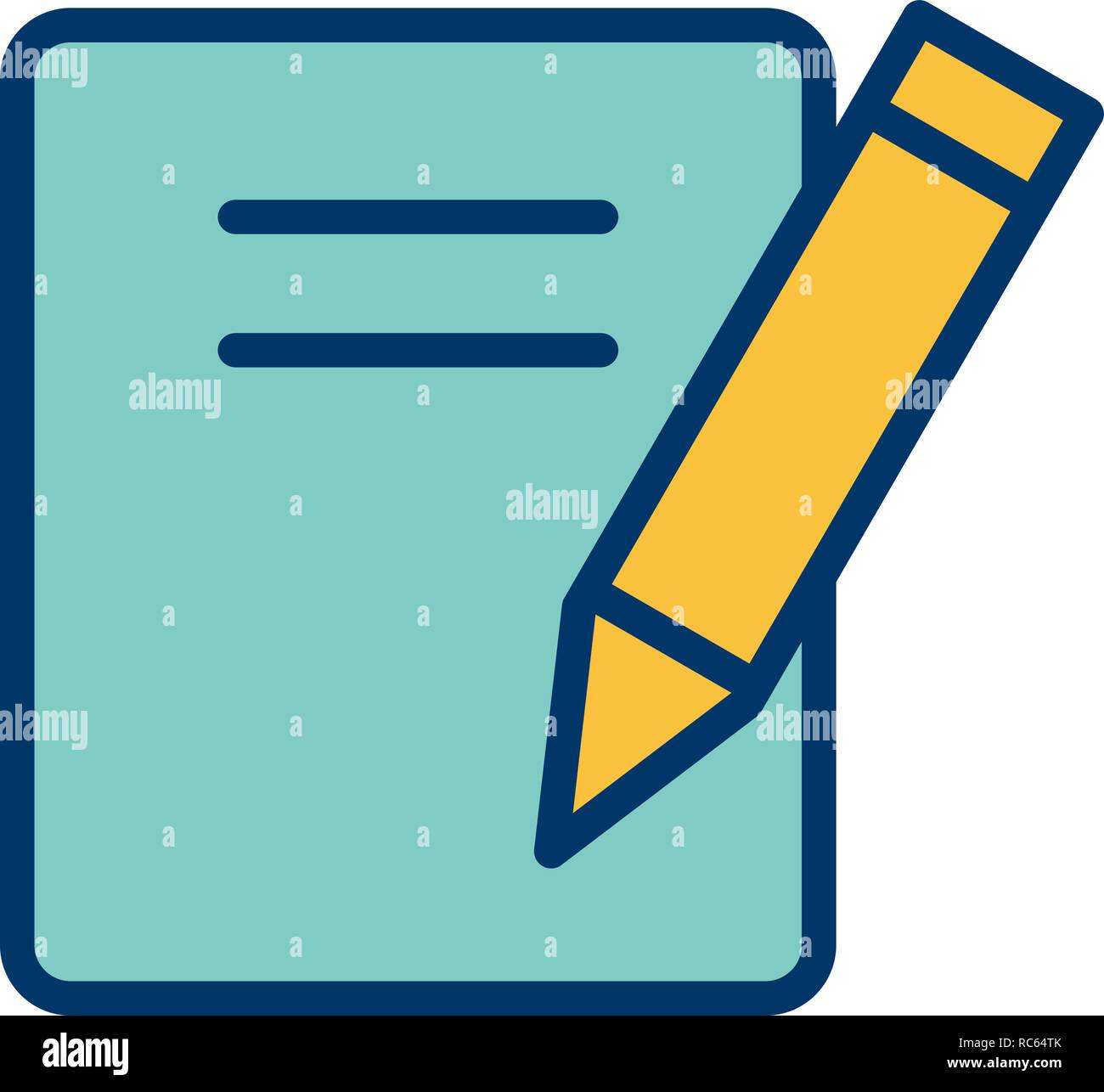 Vector Notes Icon Stock Vector Image & Art - Alamy