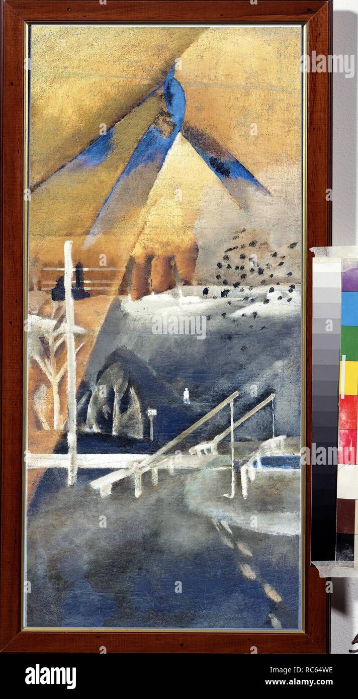 Winter landscape. Museum: PRIVATE COLLECTION. Author: Bruni, Lev ...
