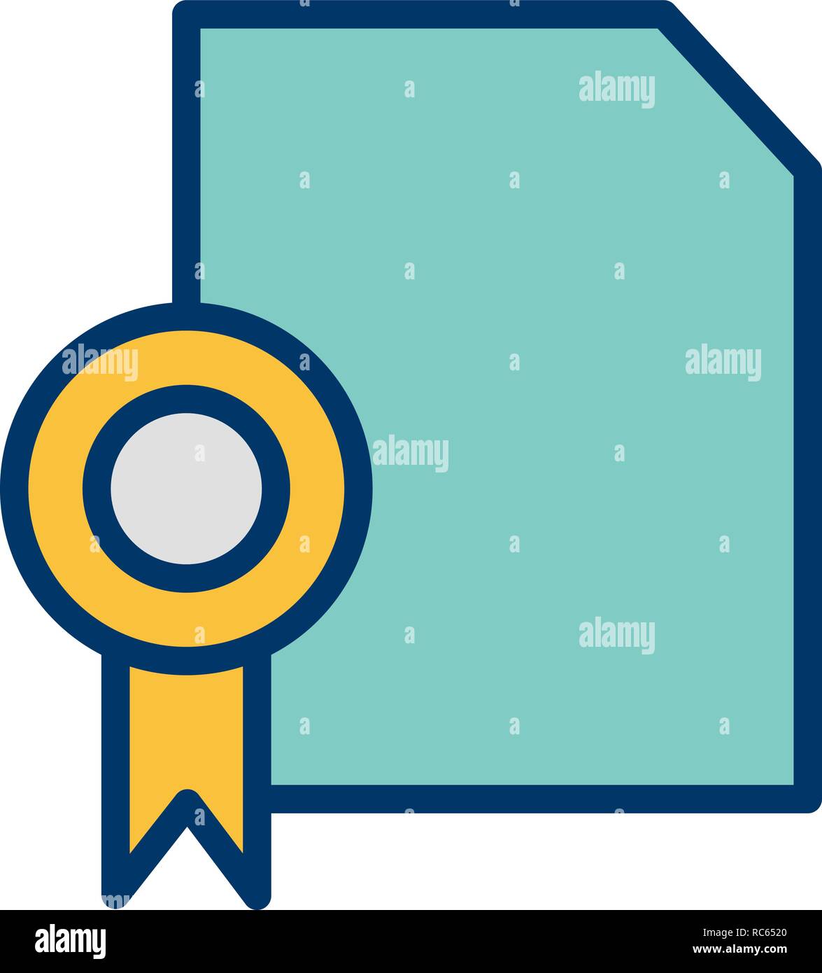 Vector Diploma Icon Stock Vector Image & Art - Alamy