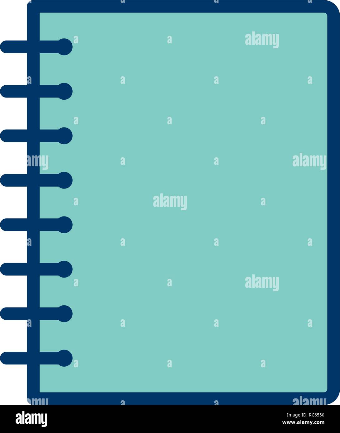 Vector Spiral Notebook Icon Stock Vector Image & Art - Alamy