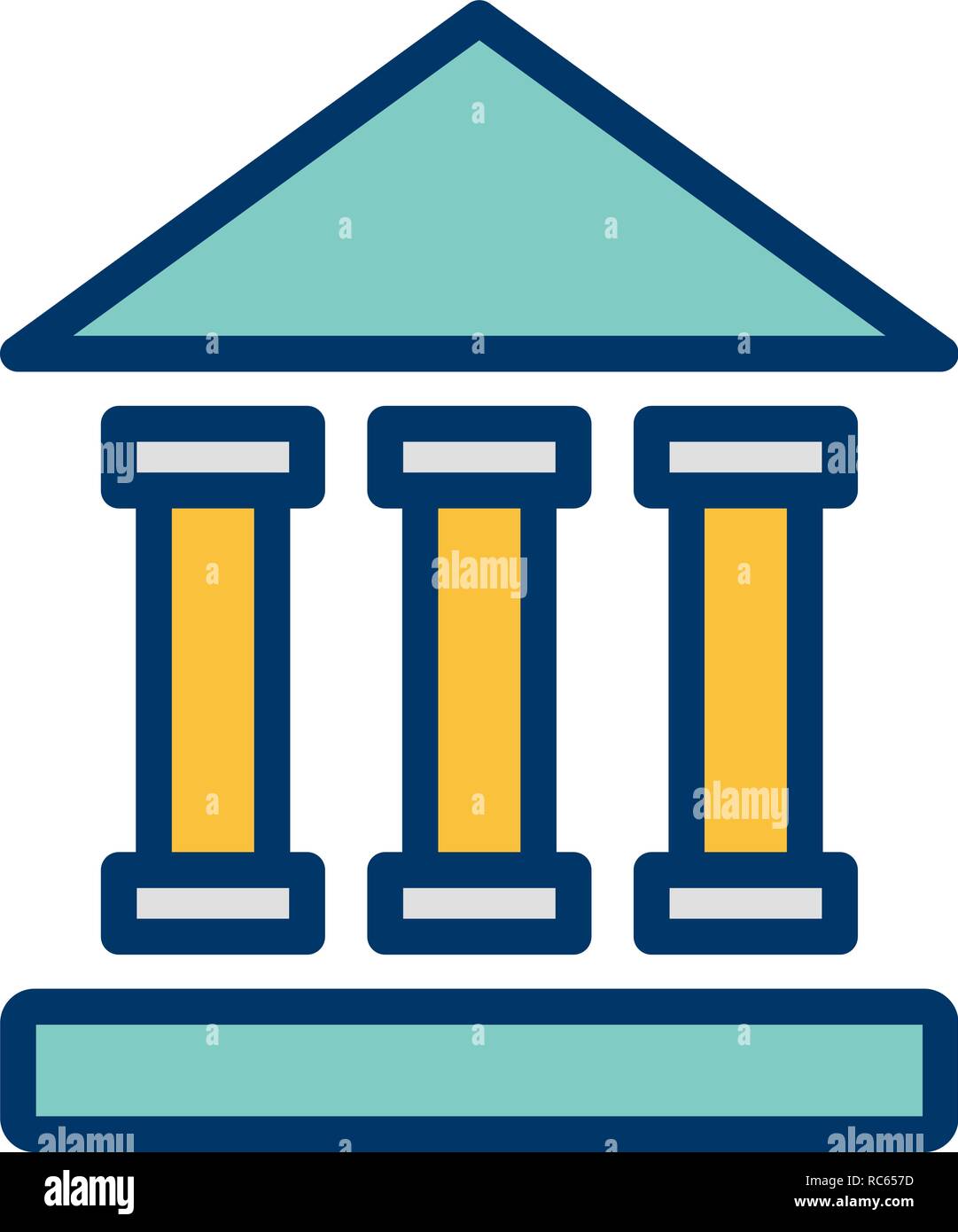 Vector Educational Institute Icon Stock Vector Image & Art - Alamy