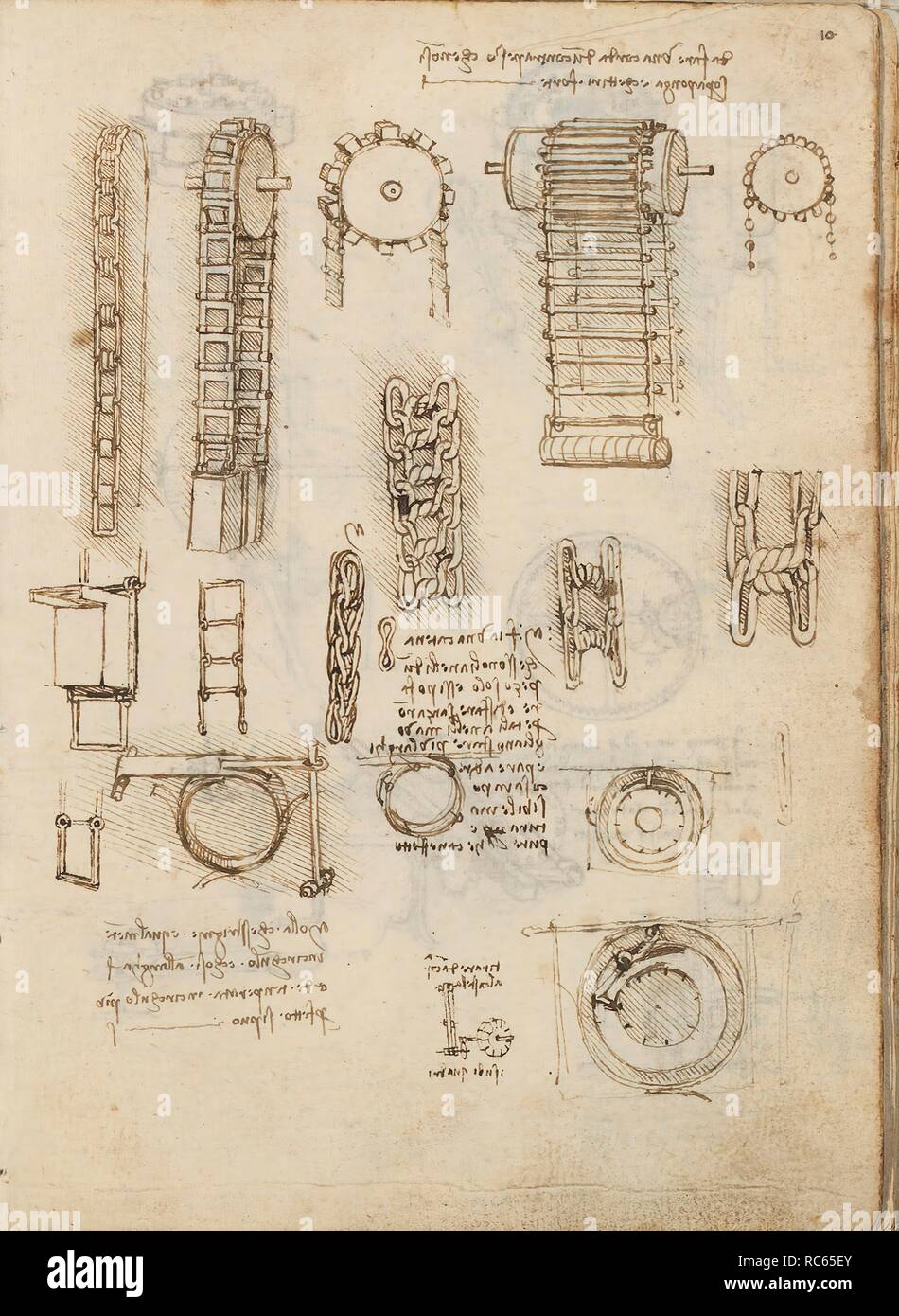 Leonardo da vinci drawing machines hi-res stock photography and images ...