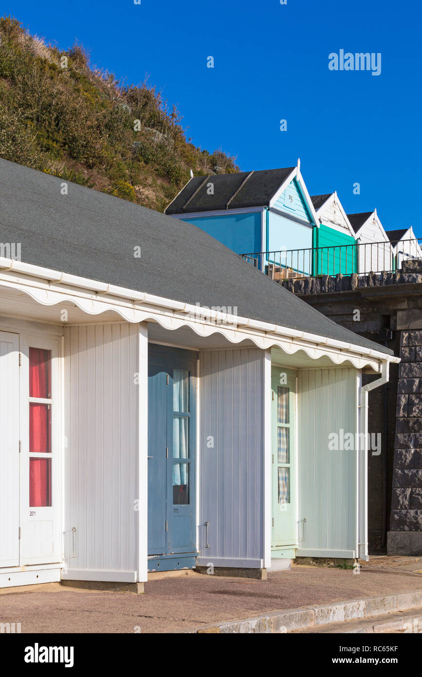 Beach huts at middle chine hi-res stock photography and images - Alamy