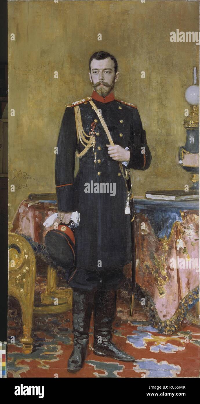 Portrait of Emperor Nicholas II (1868-1918). Museum: State Russian ...