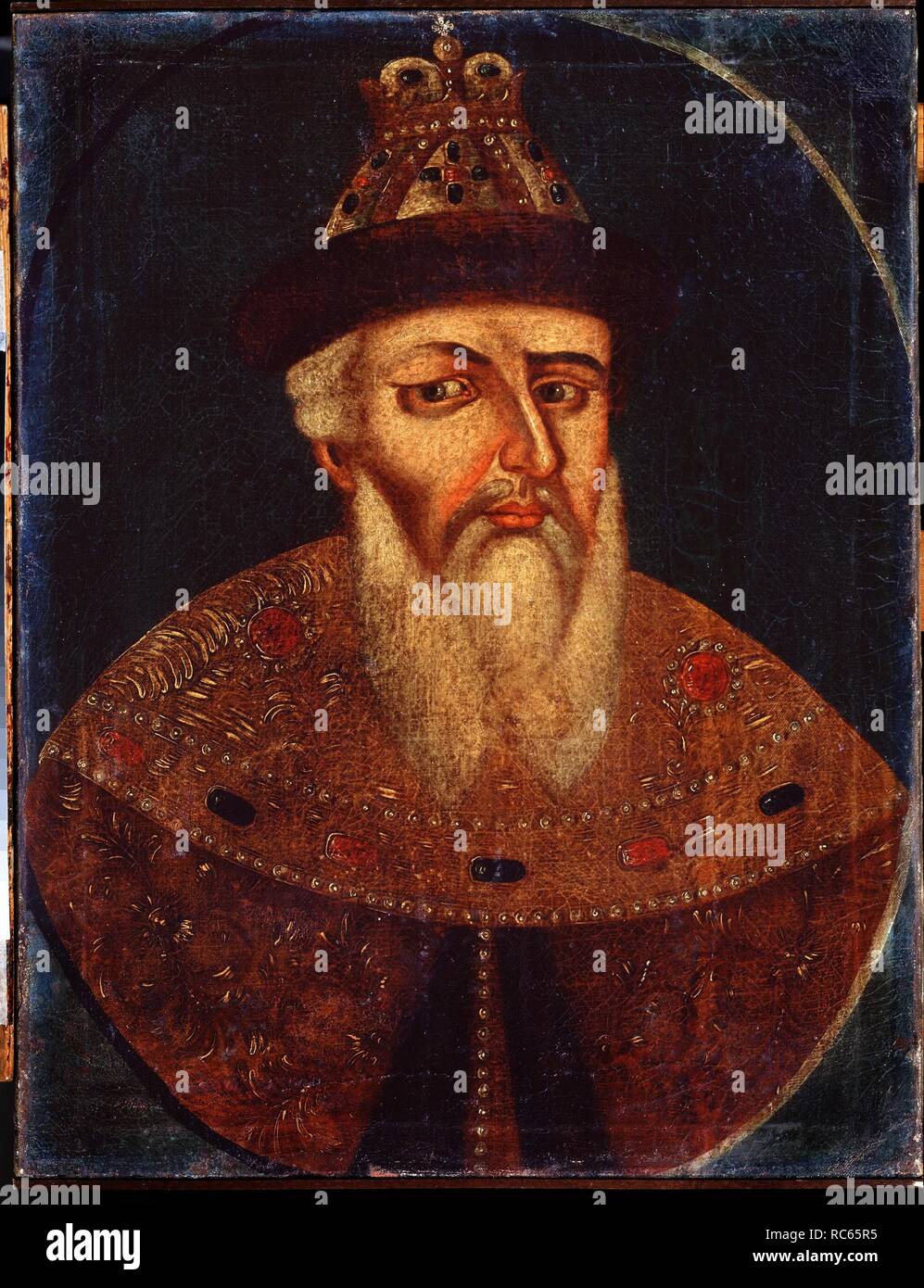 Portrait of the Tsar Ivan IV the Terrible (1530-1584). Museum: State ...