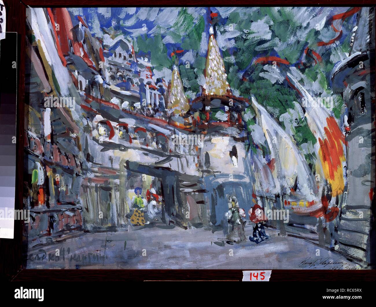 Stage design for the opera Sadko by N. Rimsky-Korsakov. Museum: State B ...