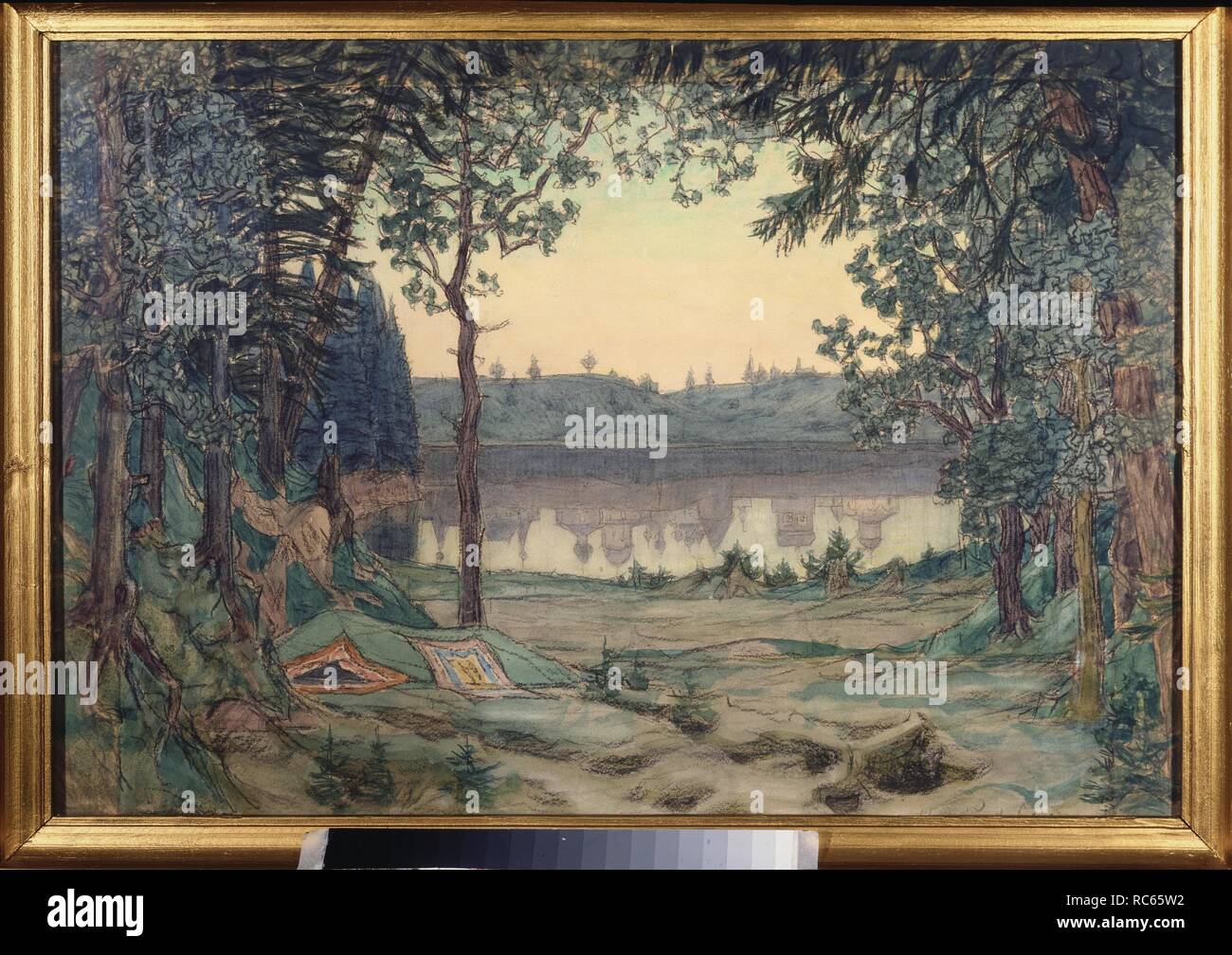 Stage design for the opera The Legend of the Invisible City of Kitezh ...