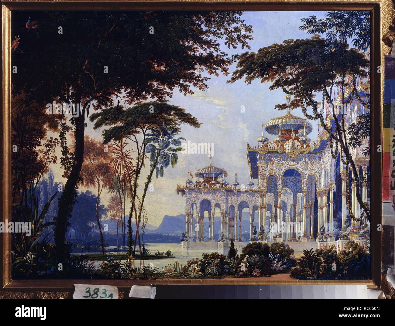 Stage design for the opera Ruslan and Lyudmila by M. Glinka. Museum ...