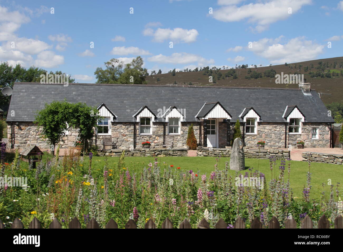 Slated traditional converted rural Farm Steading, natural stone single ...