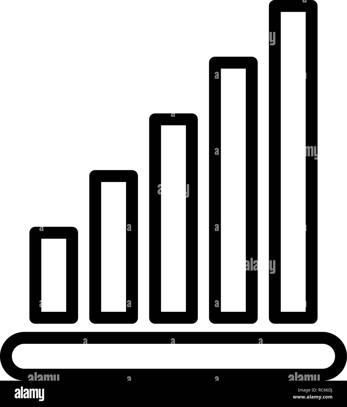 Statistics black icon abstract Black and White Stock Photos & Images ...