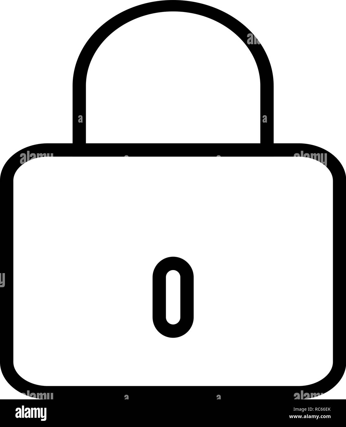 Vector Lock Icon Stock Vector Image & Art - Alamy
