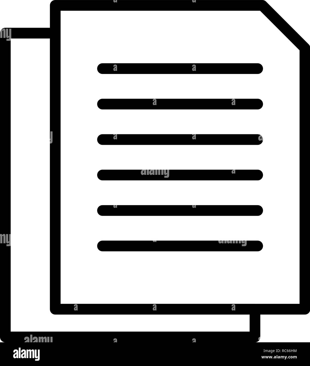 Vector Documents Icon Stock Vector Image & Art - Alamy