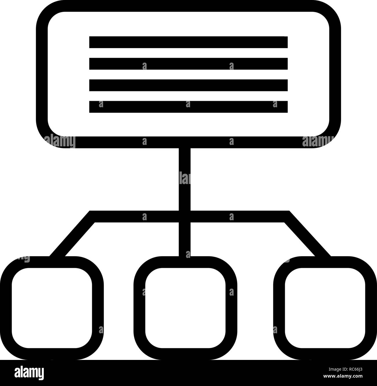 Vector Sitemap Icon Stock Vector Image & Art - Alamy