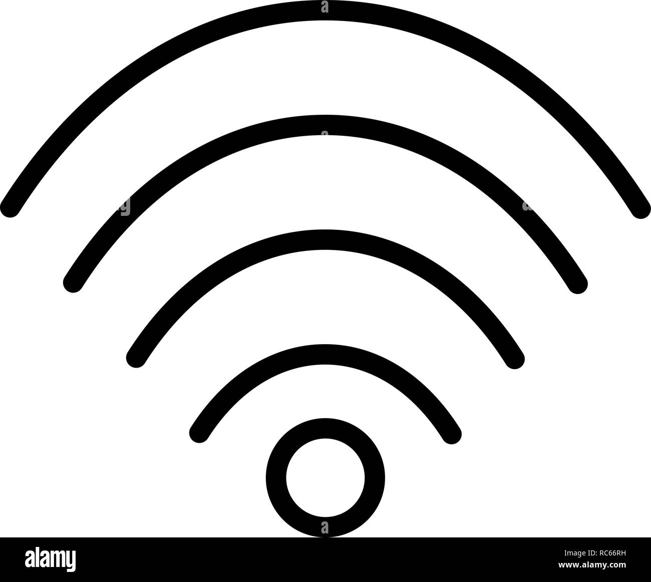 Vector Wifi Icon Stock Vector Image & Art - Alamy