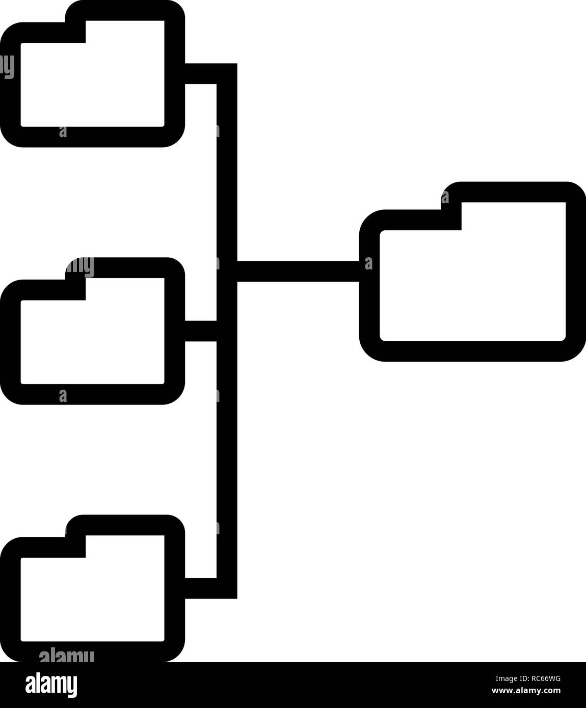 Vector Directories Icon Stock Vector Image & Art - Alamy