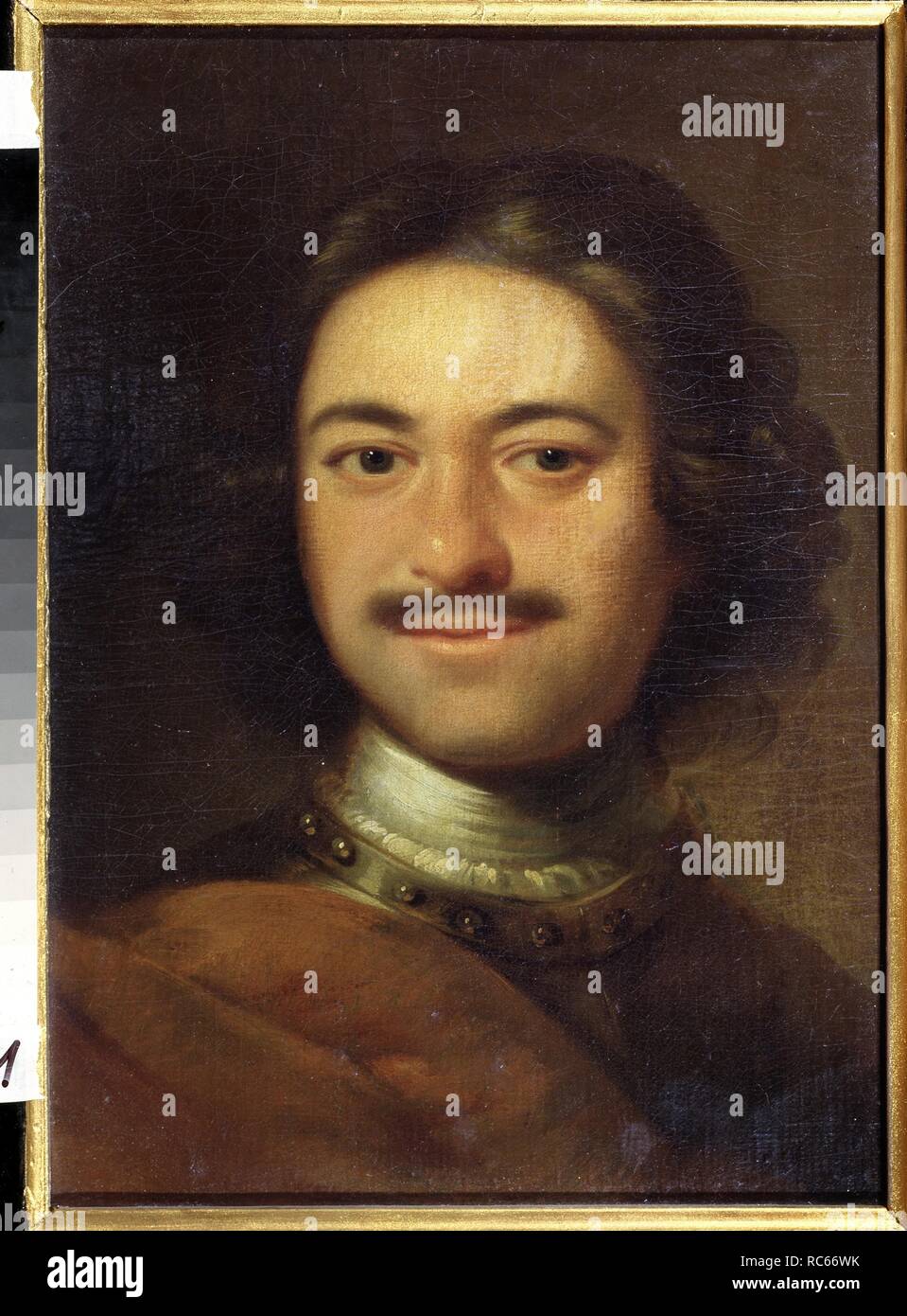 Portrait of Emperor Peter I the Great (1672-1725). Museum: State ...