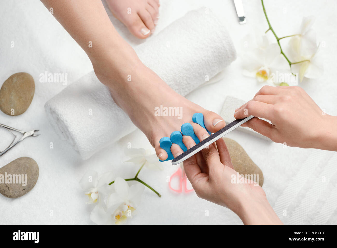 Shaping nails hi-res stock photography and images - Alamy