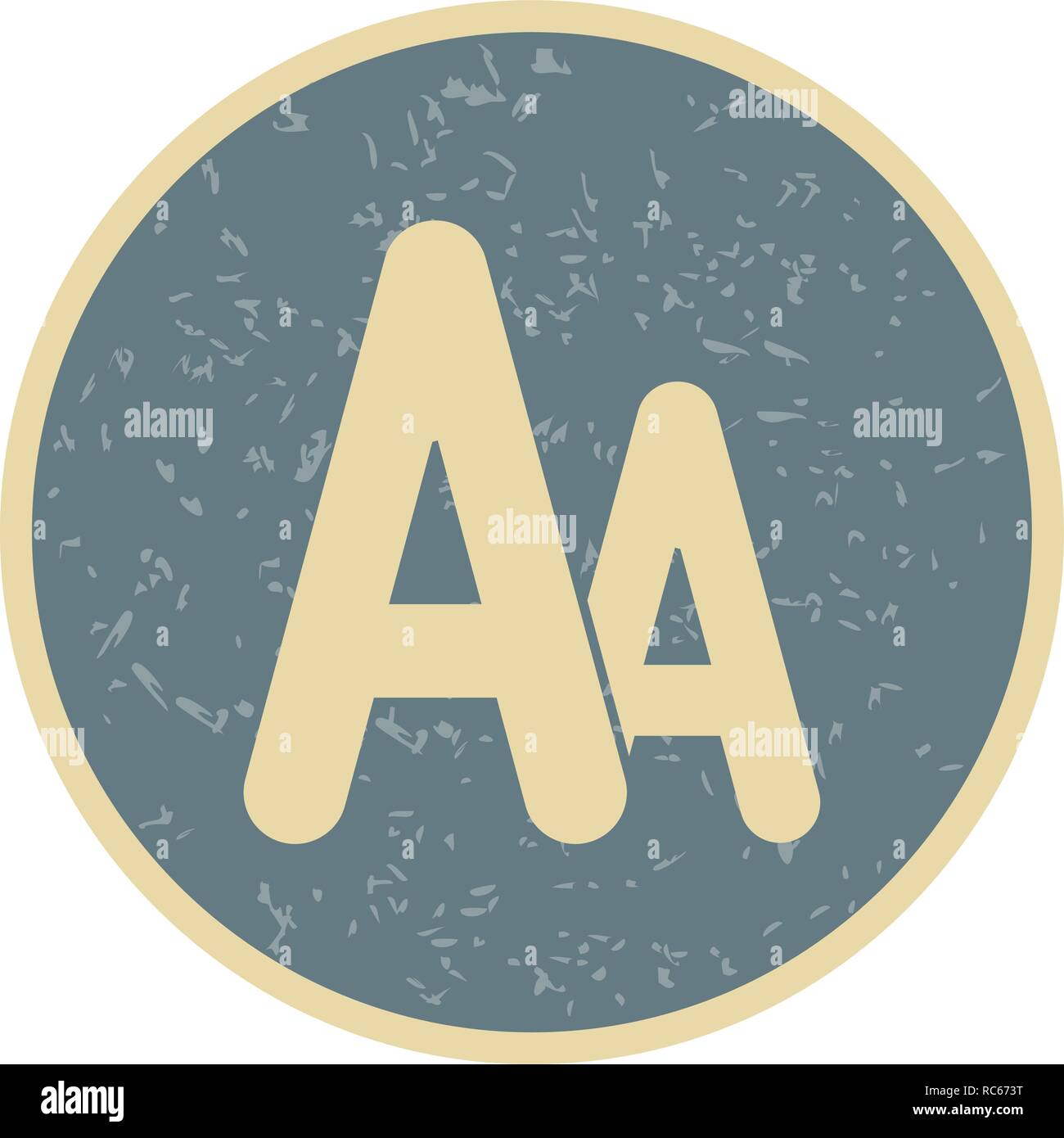 Vector Font Icon Stock Vector Image & Art - Alamy