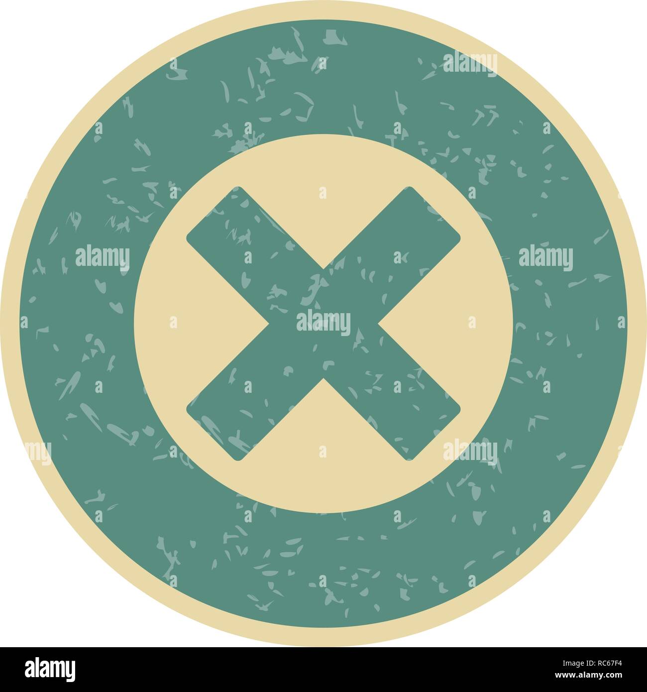 Vector Cancel Icon Stock Vector Image & Art - Alamy