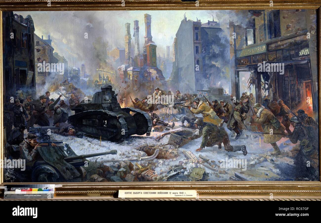 The Russian Army capturing Vyborg on March 12th, 1940. Museum: State ...
