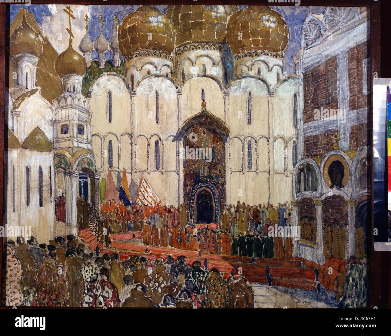 Stage design for the opera Boris Godunov by M. Mussorgsky. Museum ...