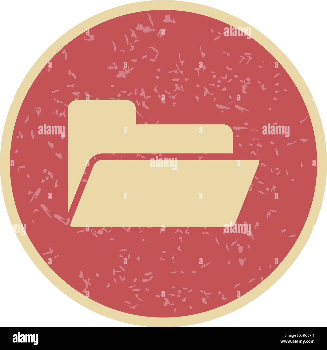 Vector Folder Icon Stock Vector Image & Art - Alamy