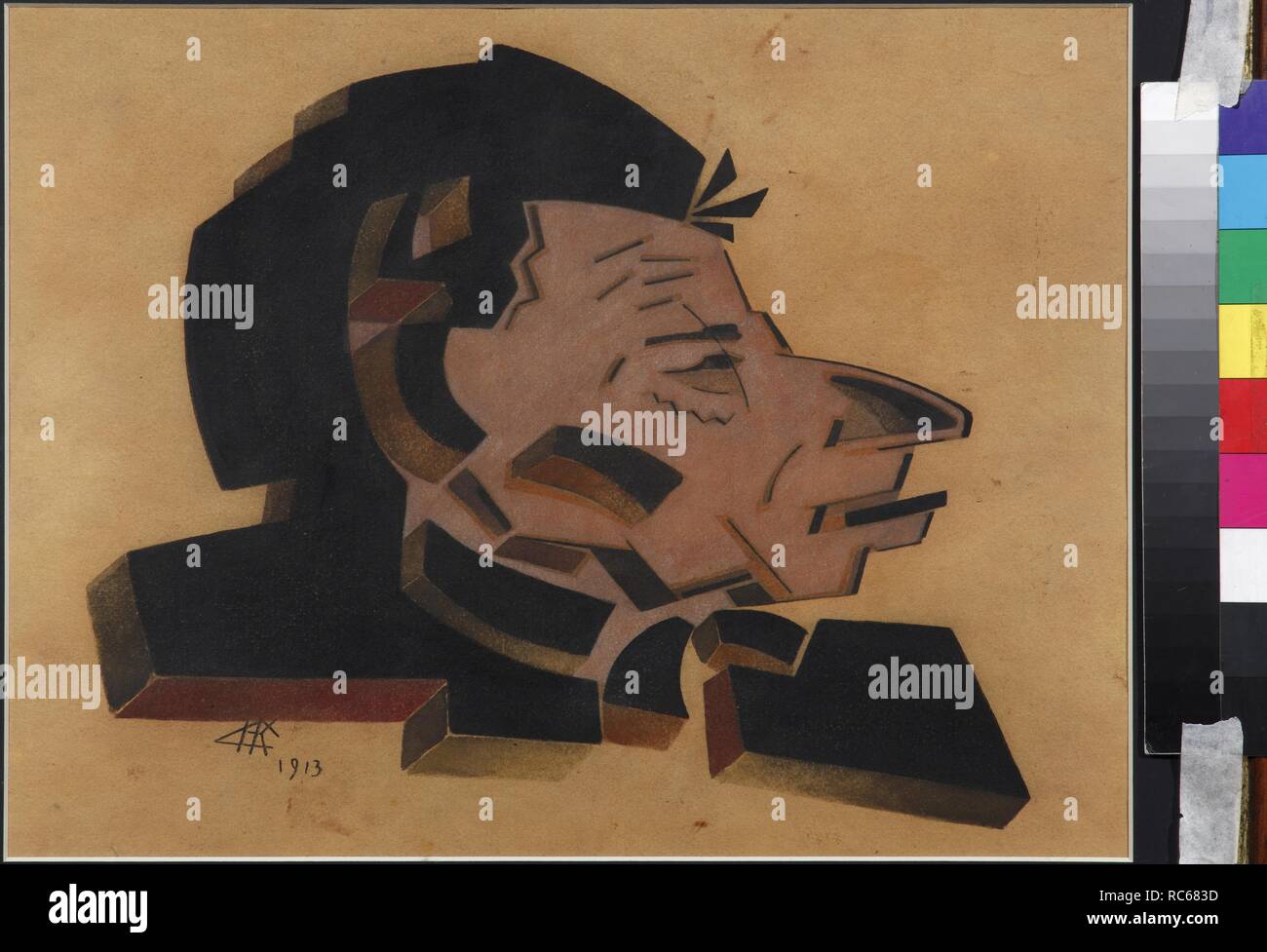 Portrait of Vsevolod Meyerhold (1874-1940). Museum: PRIVATE COLLECTION ...