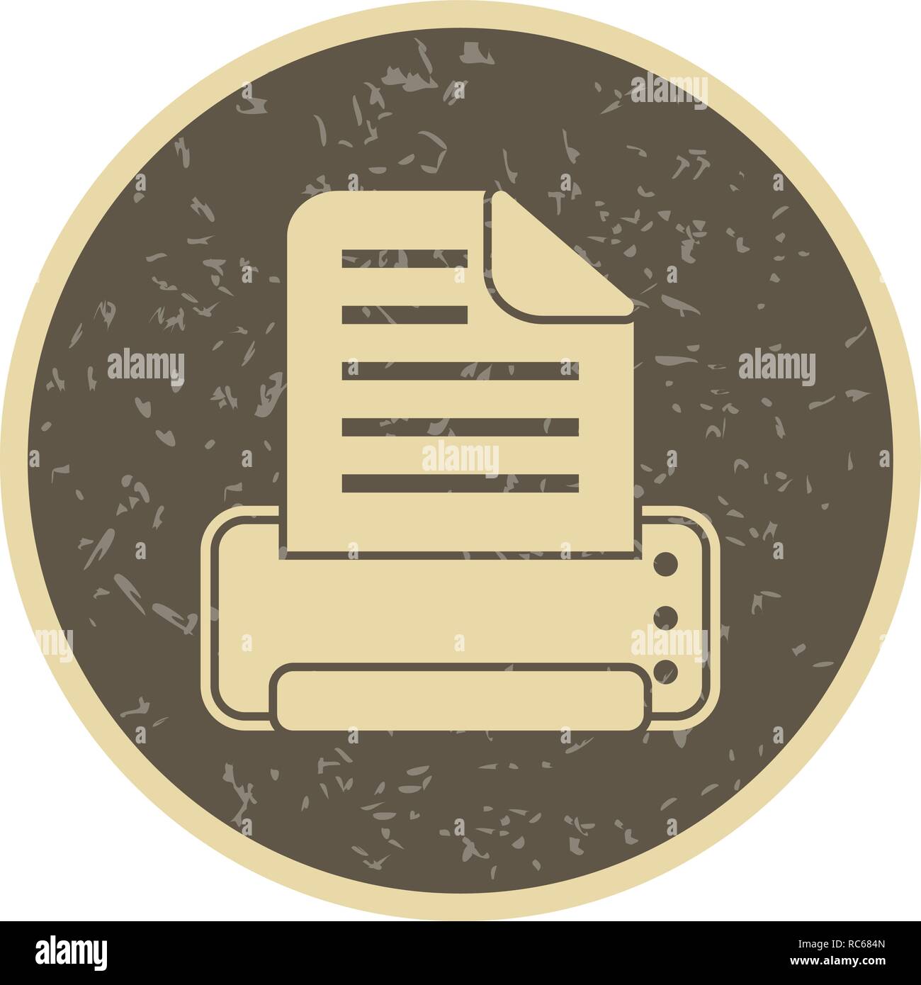 Vector Print Icon Stock Vector Image & Art - Alamy