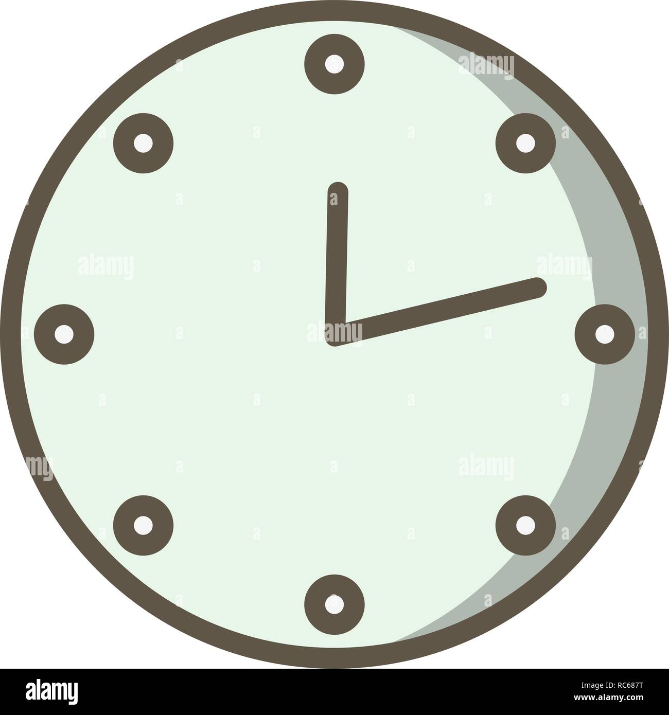 Clock time alarm money Stock Vector Images - Alamy
