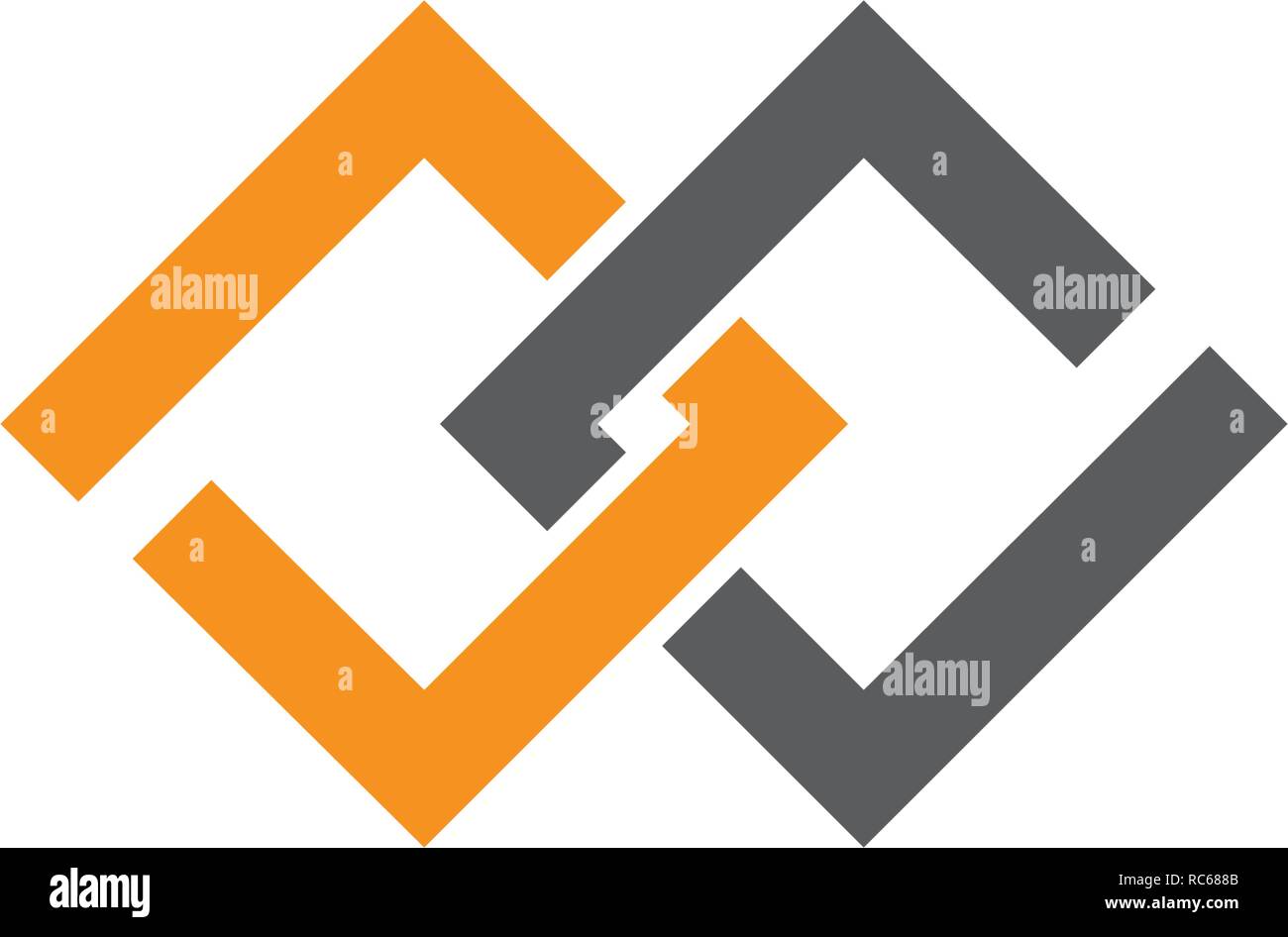 Business corporate abstract unity vector logo design template Stock ...