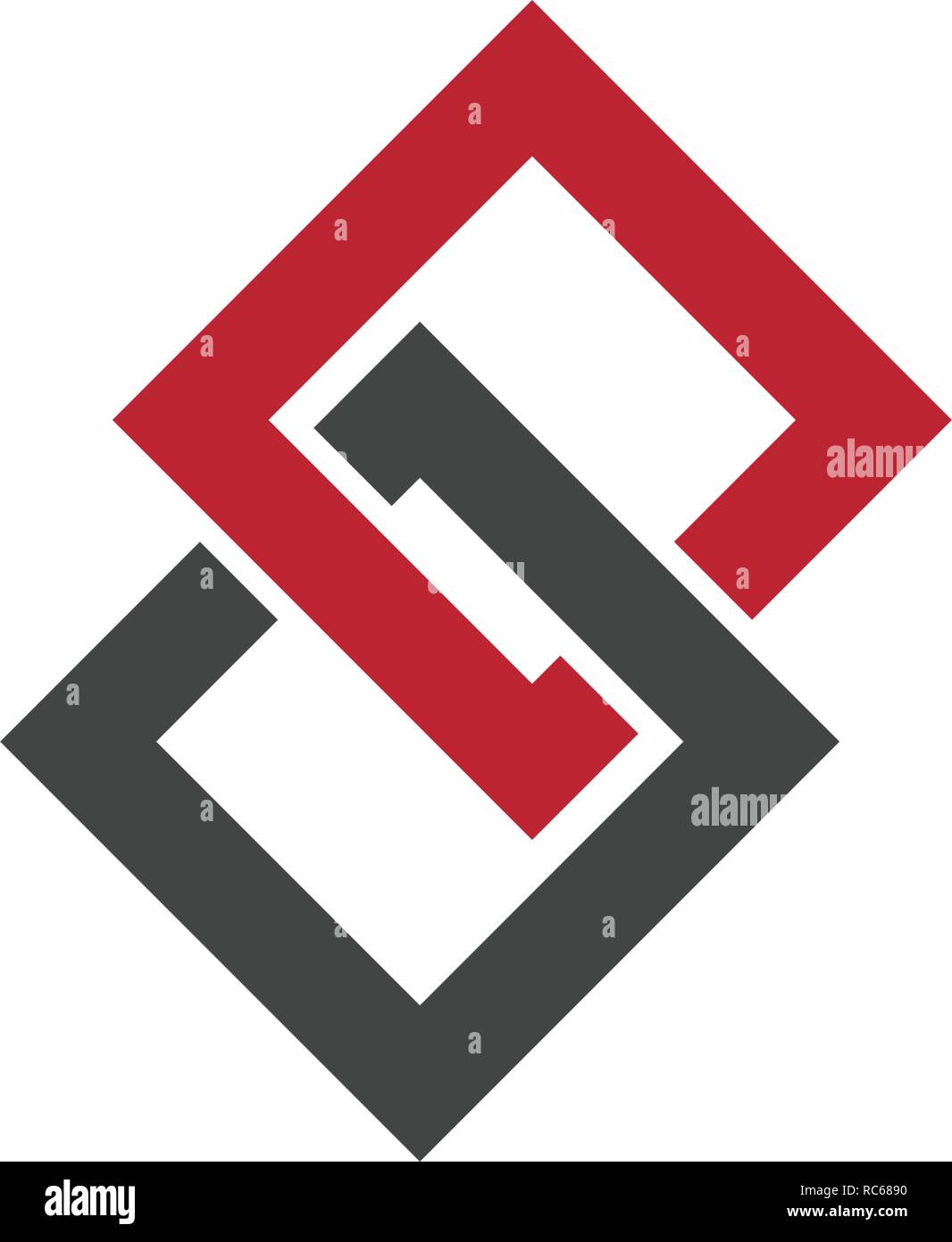 Infinity symbol square Stock Vector Images - Alamy