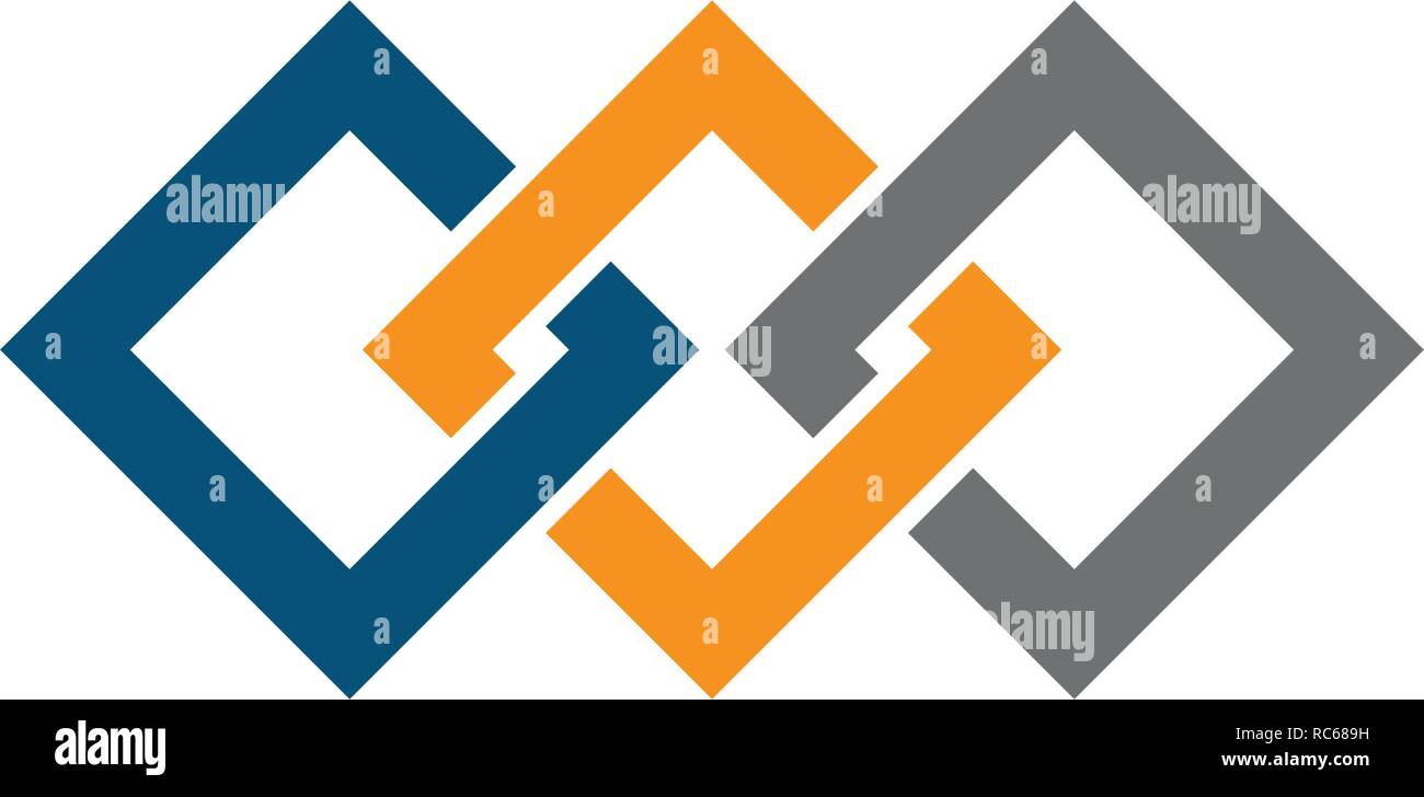 Business corporate abstract unity vector logo design template Stock ...