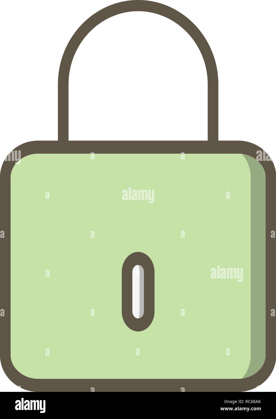 Vector Lock Icon Stock Vector Image & Art - Alamy