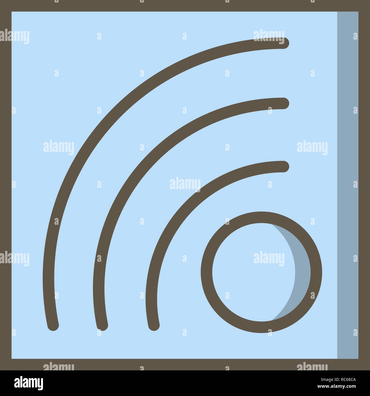 Vector RSS Feed Icon Stock Vector Image & Art - Alamy