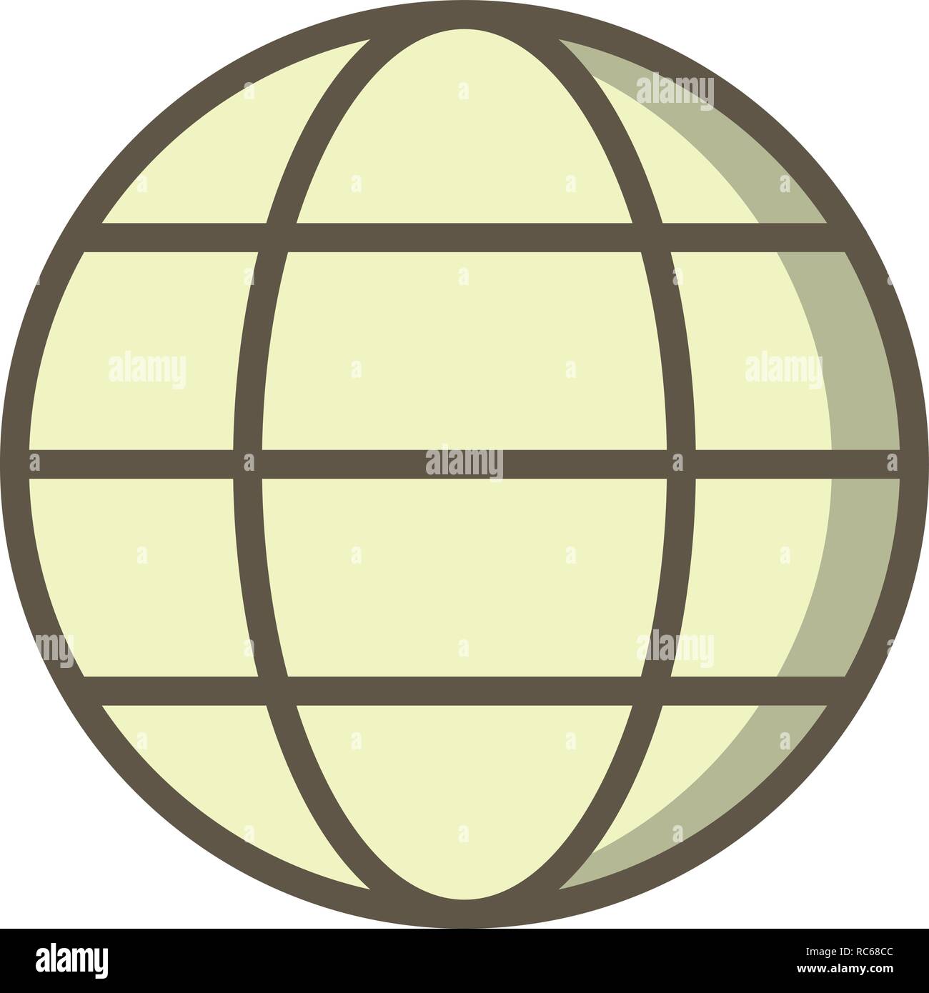 Vector Globe Icon Stock Vector Image & Art - Alamy