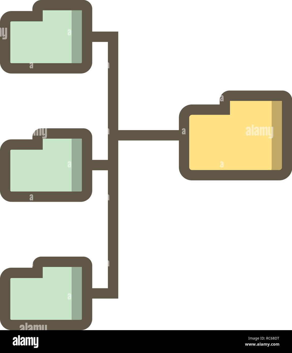 Vector Directories Icon Stock Vector Image & Art - Alamy
