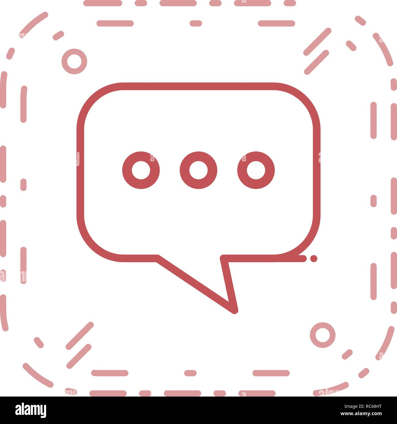 Vector Chat Icon Stock Vector Image & Art - Alamy