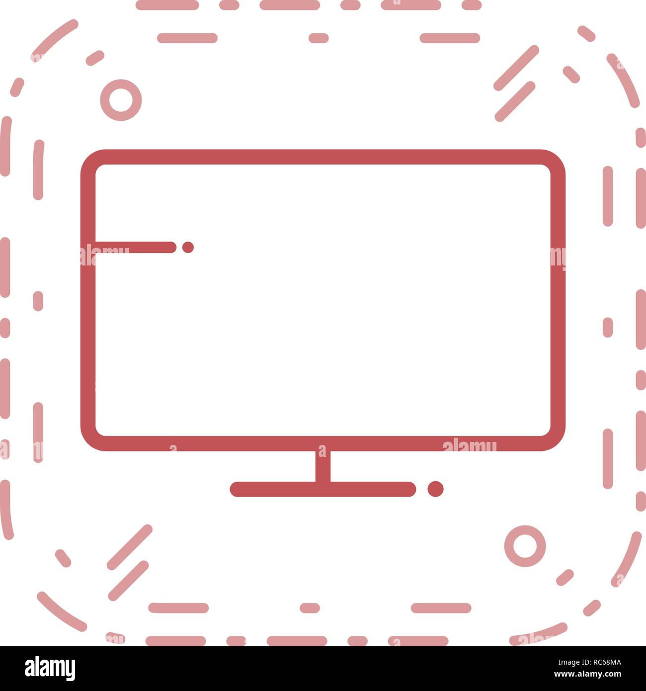 Vector LCD Icon Stock Vector Image & Art - Alamy
