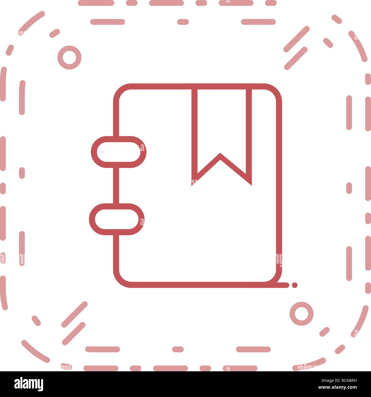 Vector Bookmarked Icon Stock Vector Image & Art - Alamy