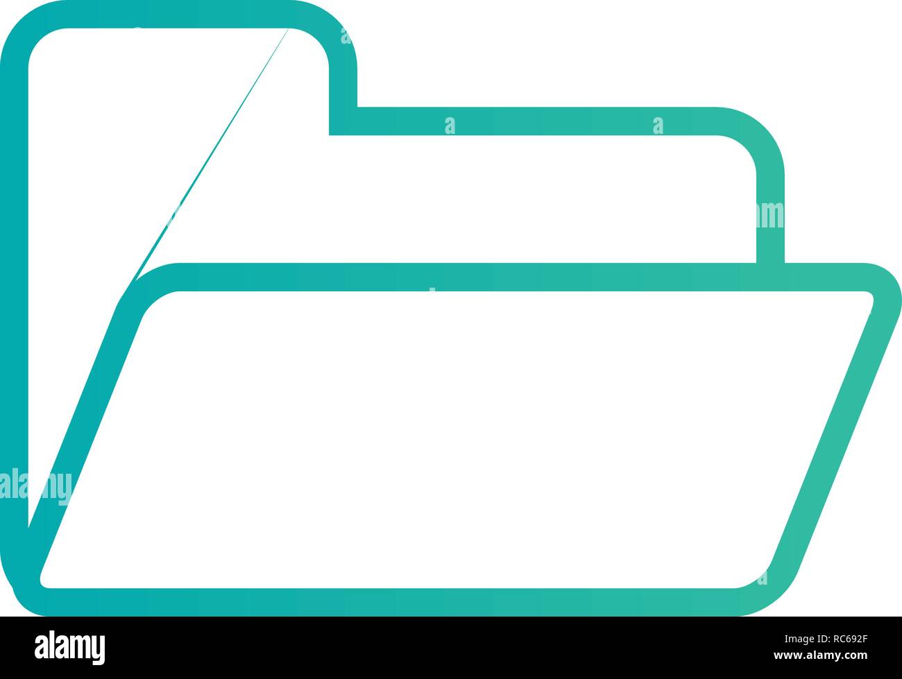 Vector Folder Icon Stock Vector Image & Art - Alamy