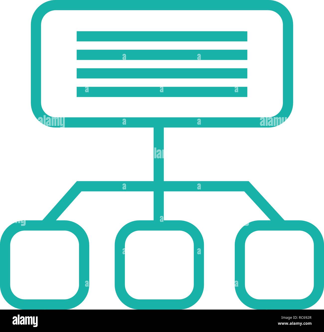 Vector Sitemap Icon Stock Vector Image & Art - Alamy
