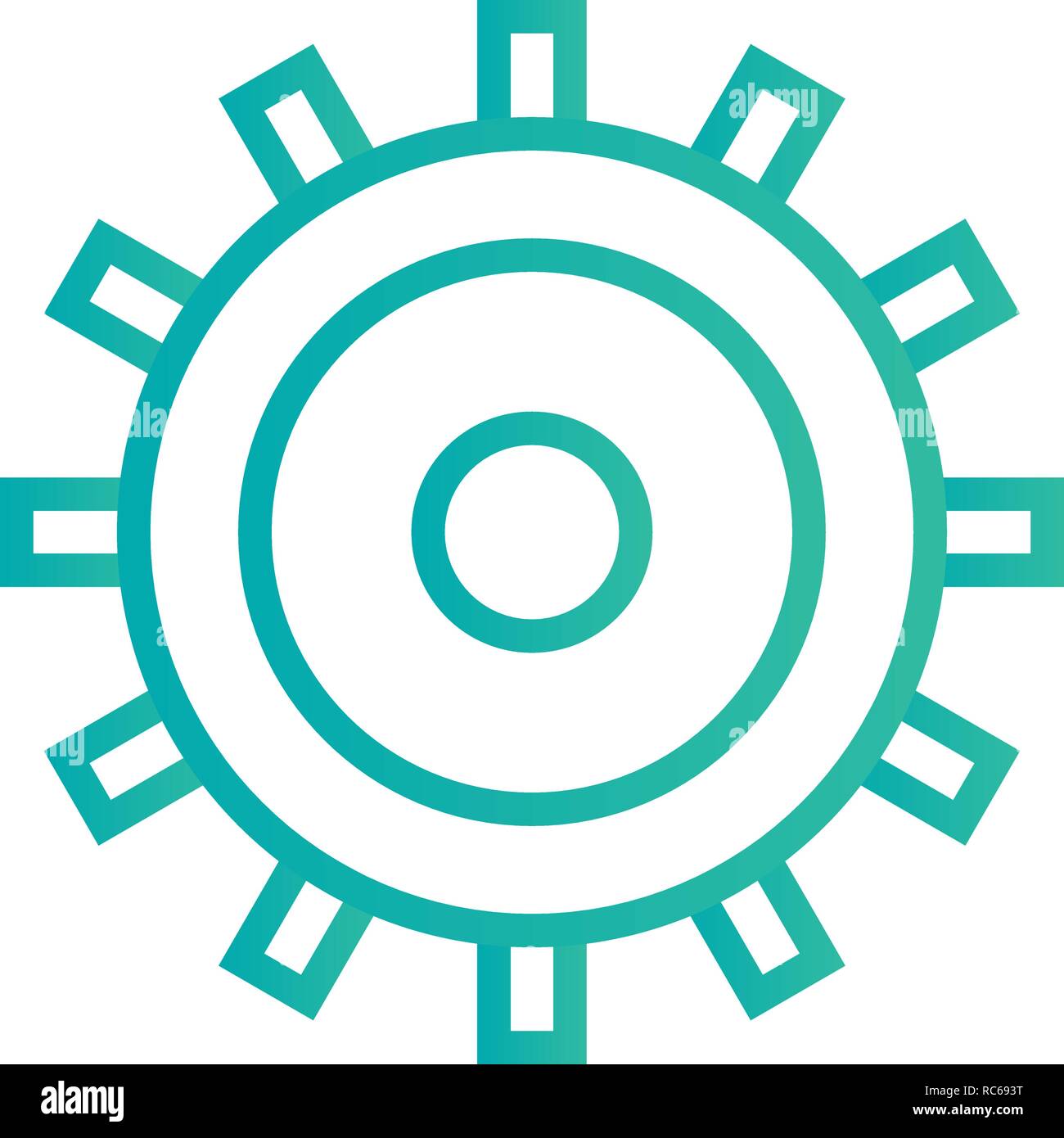 Vector Settings Icon Stock Vector Image & Art - Alamy