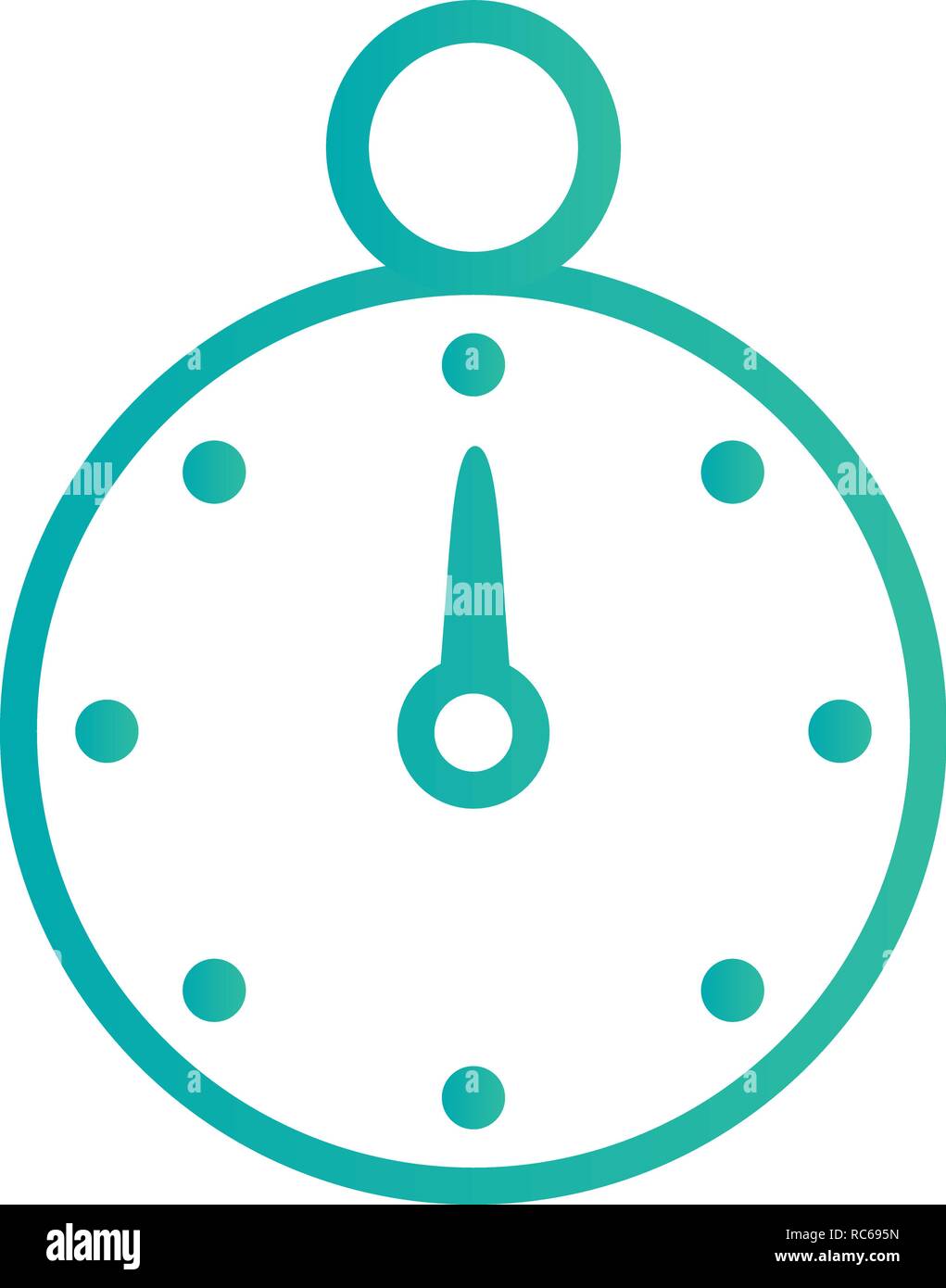 Phone stopwatch line icon Stock Vector Images - Alamy