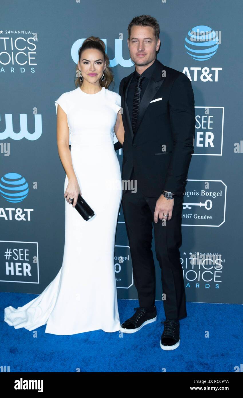 Celebrities chrishell stause and justin hartley hi-res stock ...