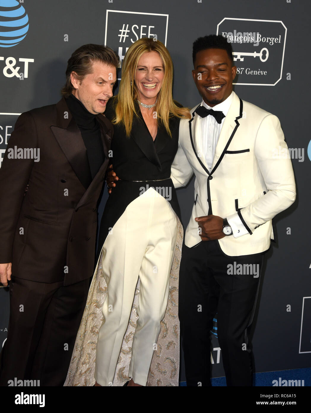 LOS ANGELES, CALIFORNIA - JANUARY 13: Shea Whighamand and Julia ...