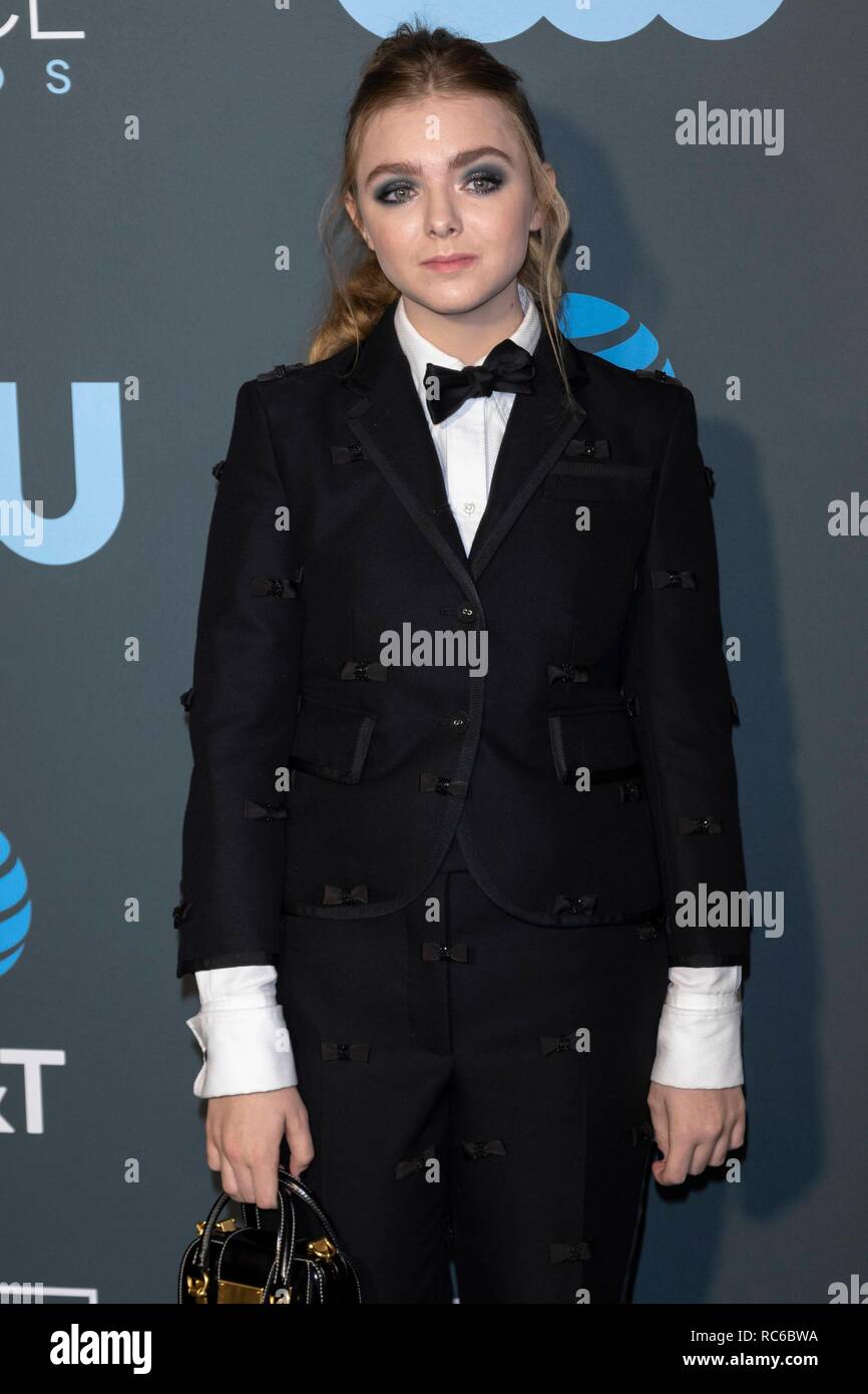 Elsie Fisher attends the 24th Annual Critics' Choice Awards at Barker ...