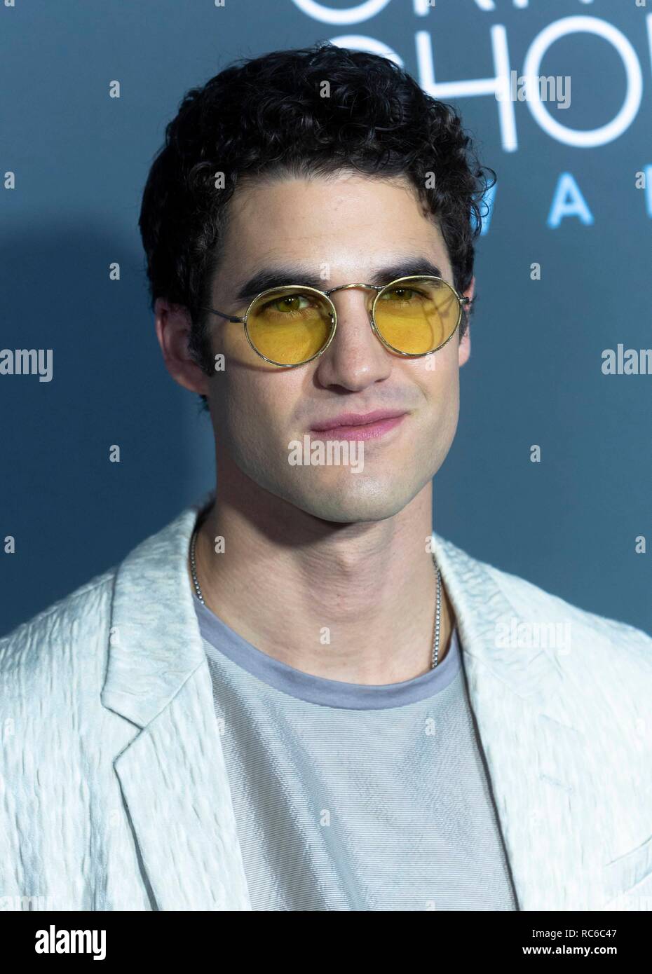 Darren Chris attends the 24th Annual Critics' Choice Awards at Barker ...