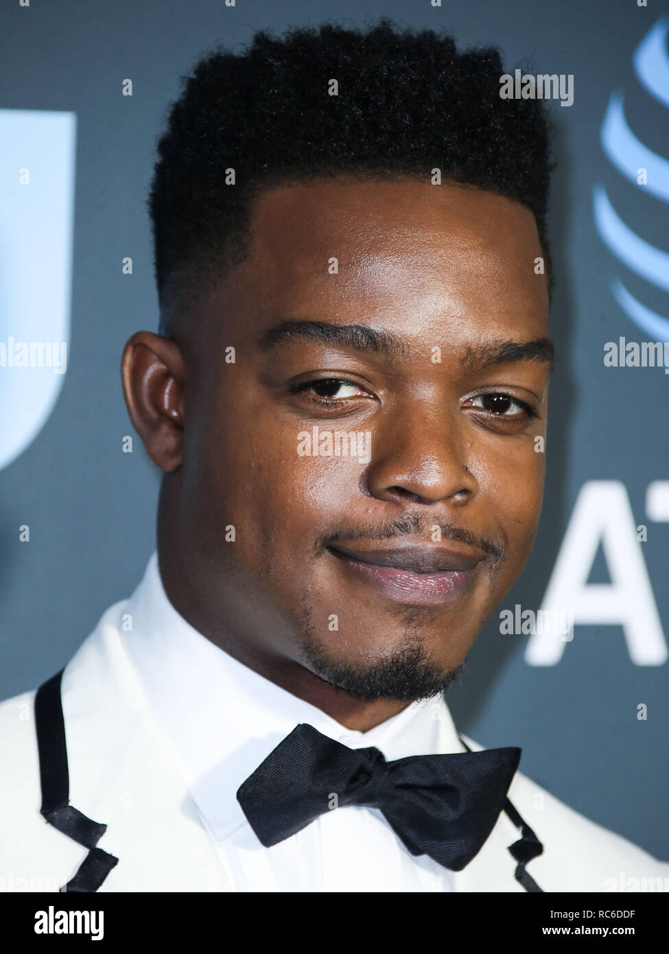 Santa Monica, United States. 13th Jan, 2019. Actor Stephan James ...