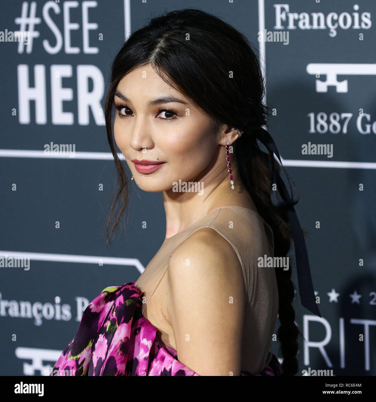 Santa Monica, United States. 13th Jan, 2019. Actress Gemma Chan wearing ...