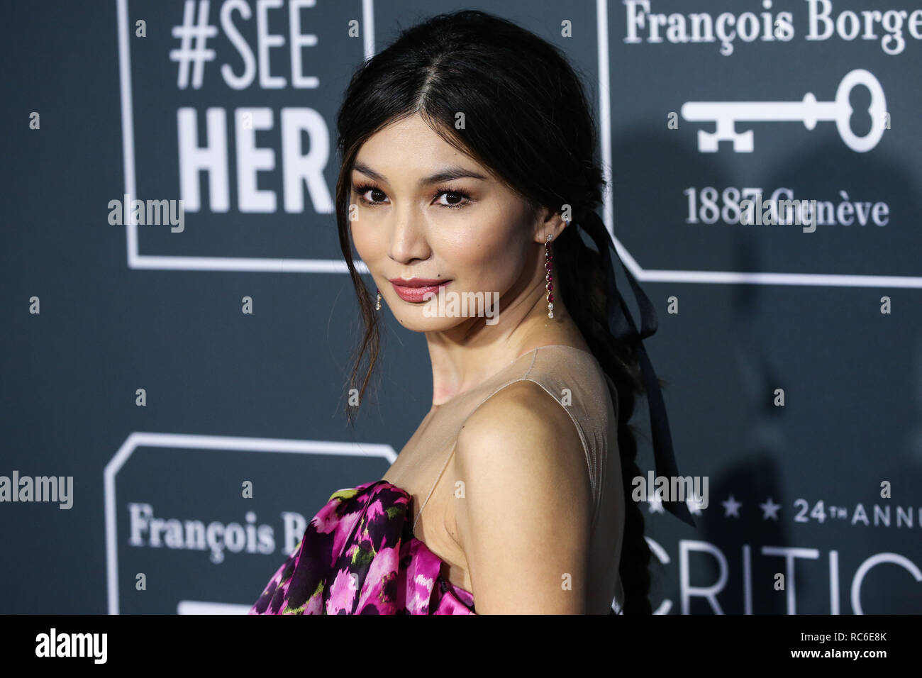 Santa Monica, United States. 13th Jan, 2019. Actress Gemma Chan wearing ...